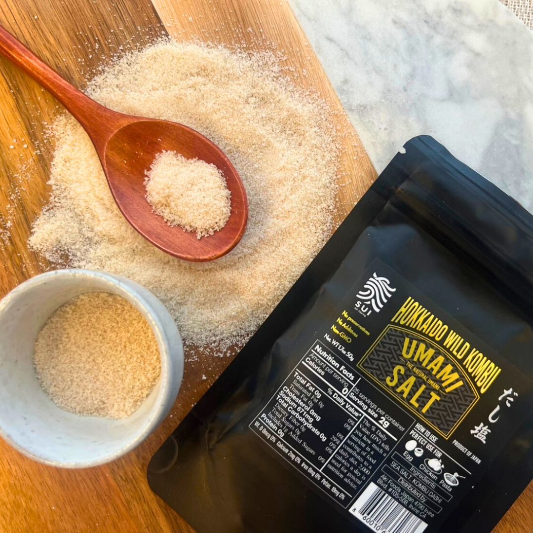 SUI of Tokyo Hokkaido Wild Kombu Umami Salt – Japanese Sea Salt with ...