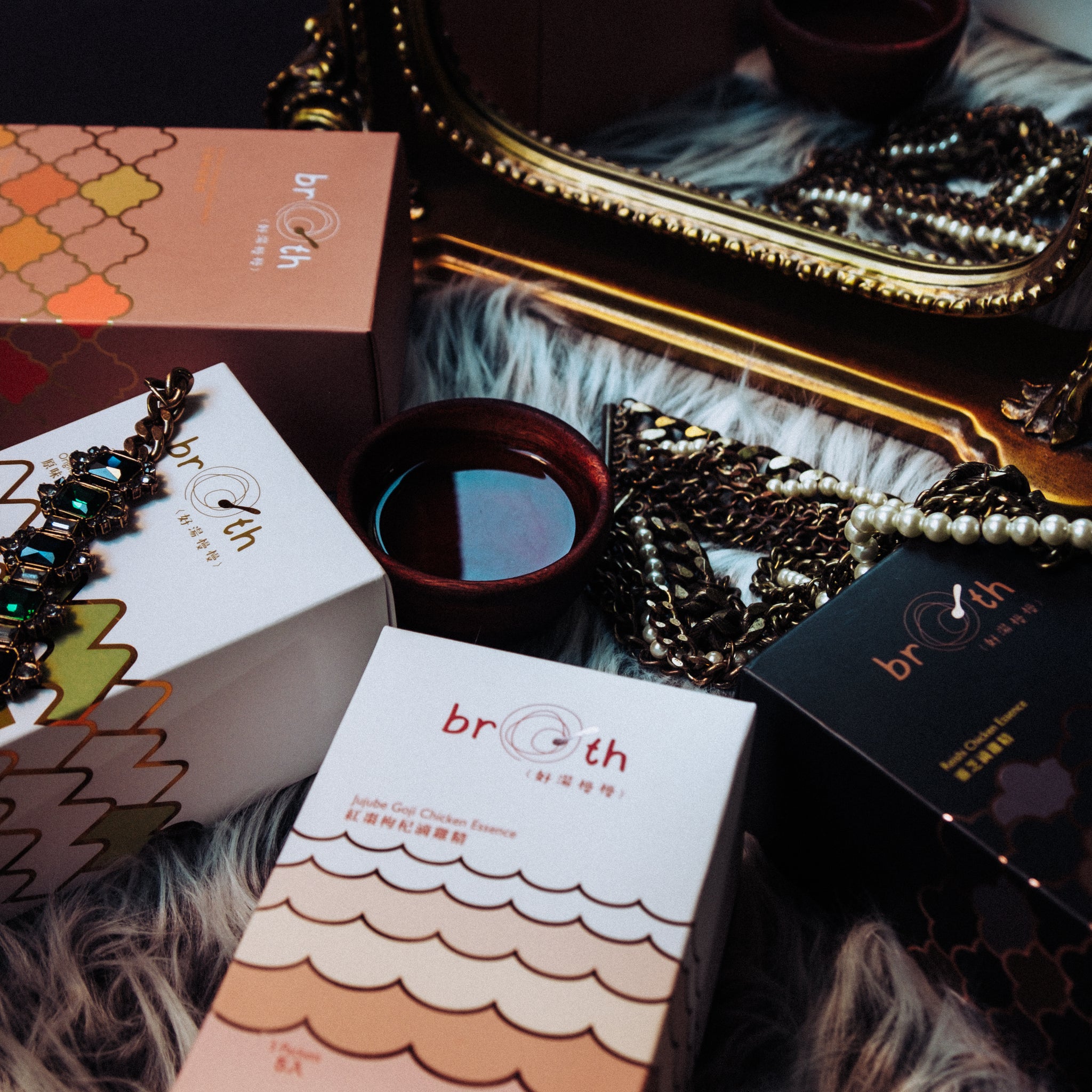 Jujube Goji Organic Chicken Essence (30 packs) | Broth Inc